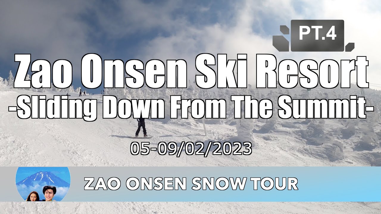 Zao Onsen Ski Resort - Sliding Down From The Summit - : Zao Onsen Snow ...