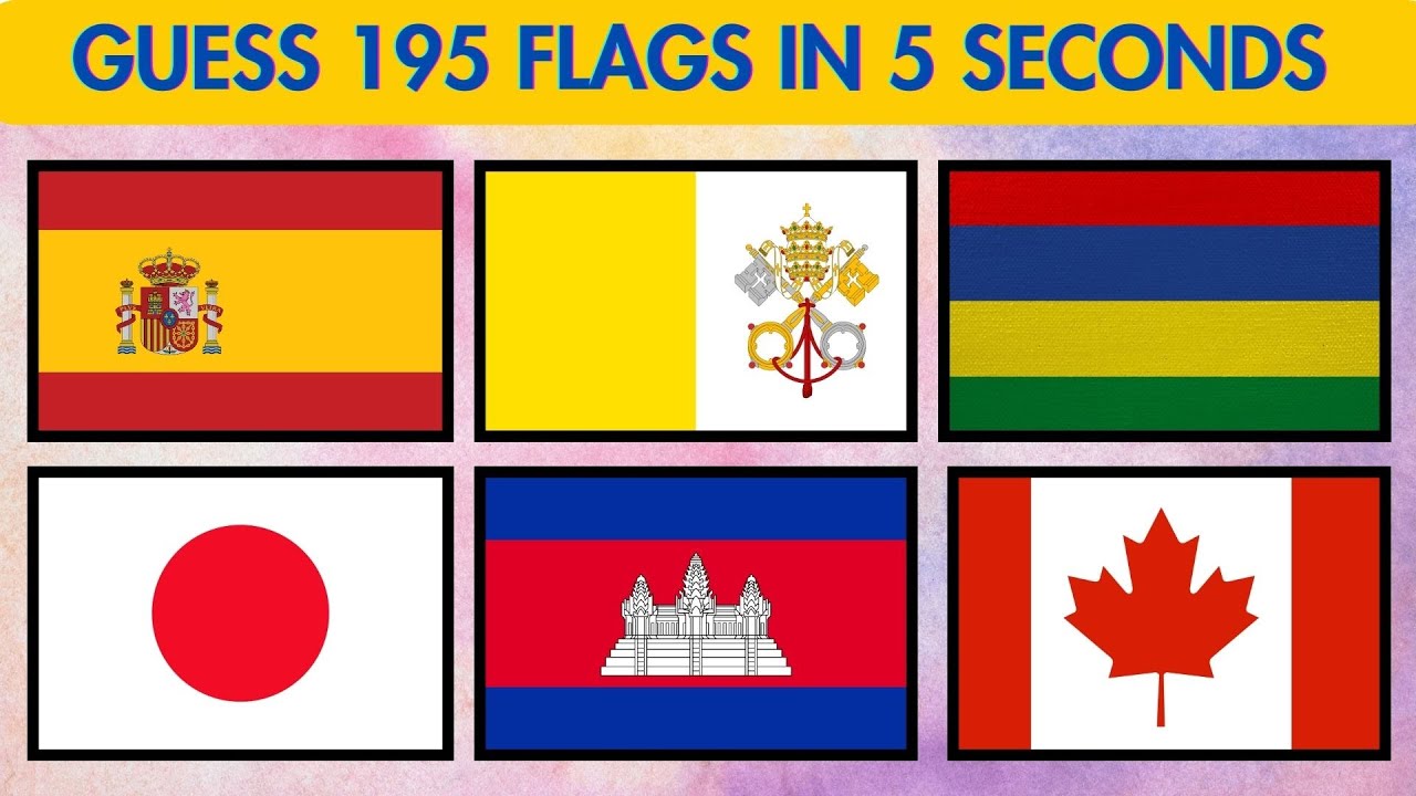 Can you name all 195 Country Flags?? - YouTube