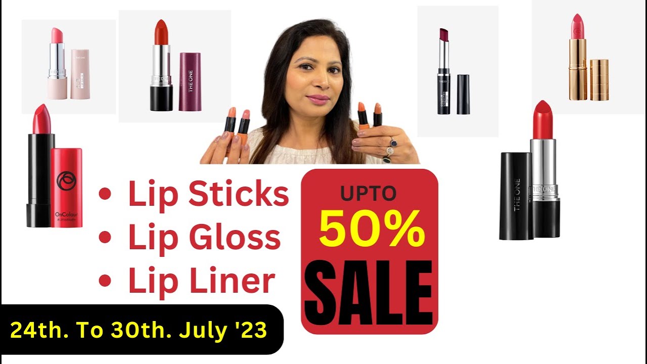 LIPSTICK SALE 💋 | Upto 50% OFF On Lip Stick | Lip Gloss | Lip Liner ...