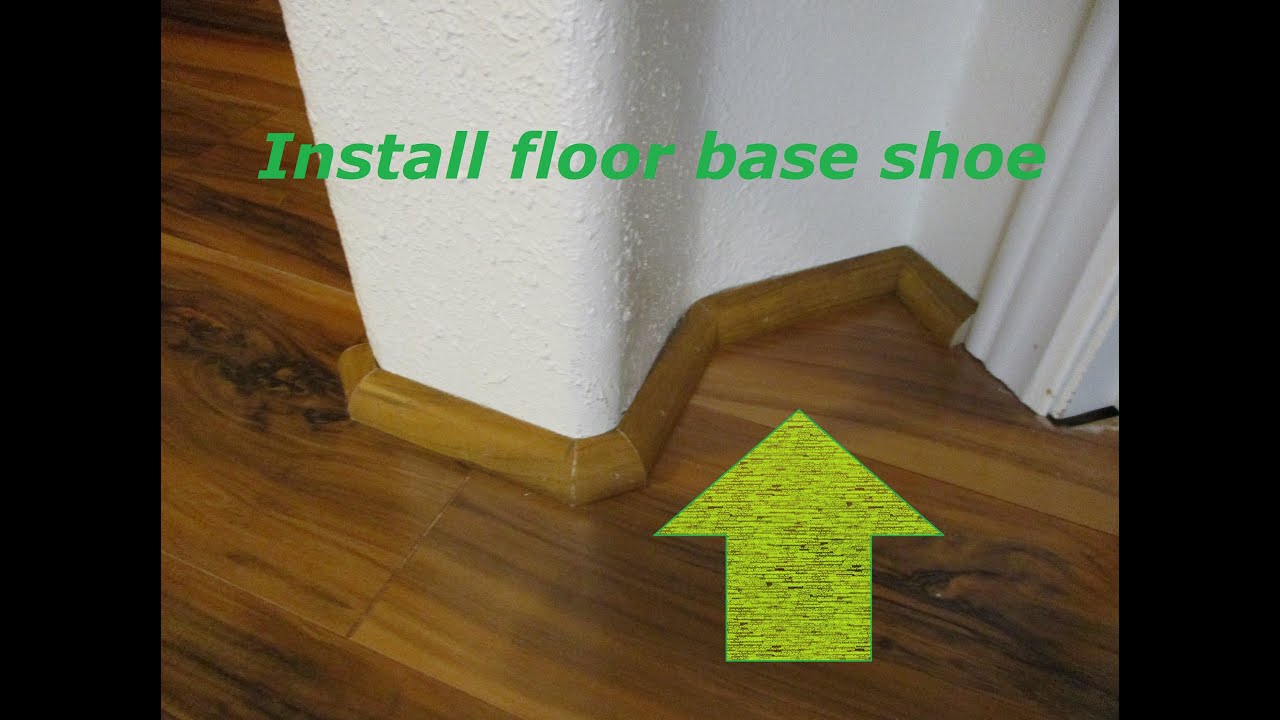How to Install Baseboards - Floor Base Trim (Base Shoe) - DIY - YouTube