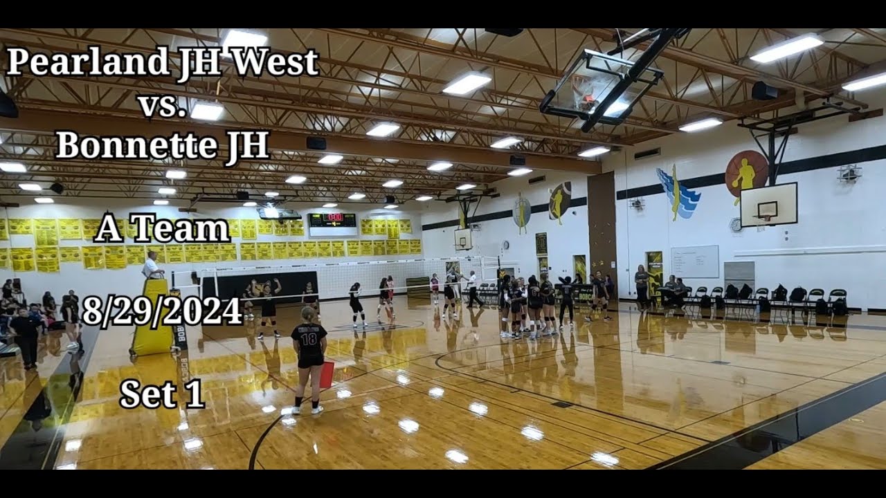 8th Grade - Game 1 A Team- 8/29/2024 - Pearland JH West vs Bonnette JH ...