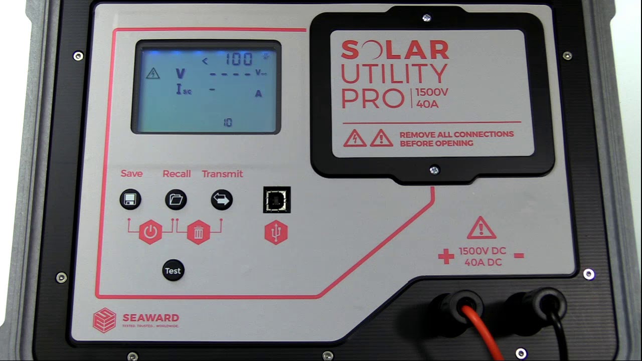 How do I store data in the Solar Utility Pro - YouTube