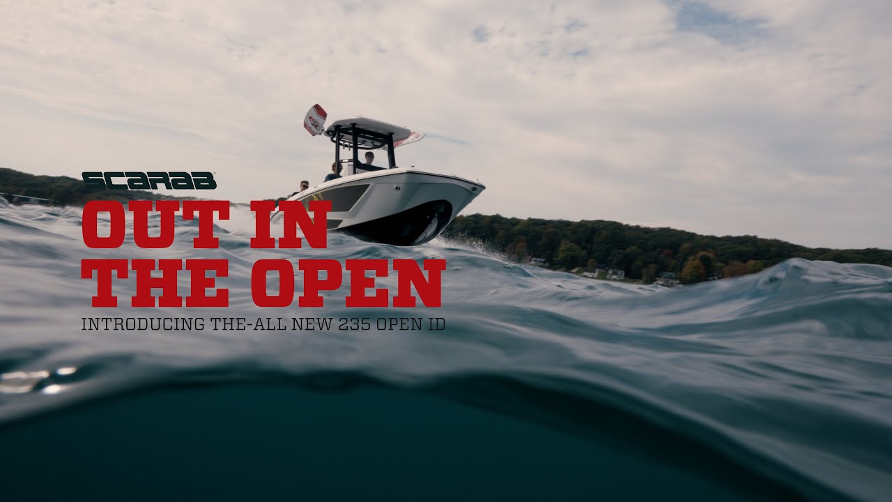 Scarab 235 Open ID Wake | Center Console Surf - YouTube