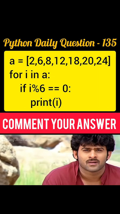 Python Daily Question 135 Python Code Viral Youtubeshorts Shorts