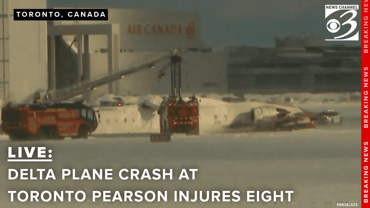 #LIVE: Crews assess site of Toronto plane crash - YouTube