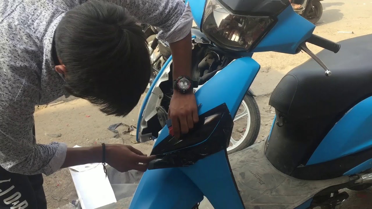 Scooty modified 2018 full body’ wrapping by KS Modification - YouTube