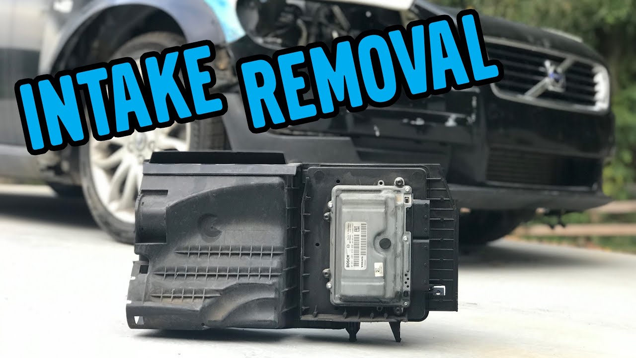 Volvo C30, Intake Airbox Removal - YouTube