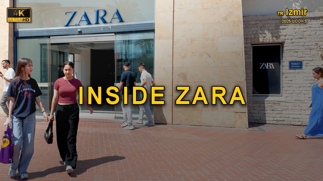 ZARA Store Tour in İzmir, Turkey | 4K Walking Shopping Vlog (DJI OP3 ...