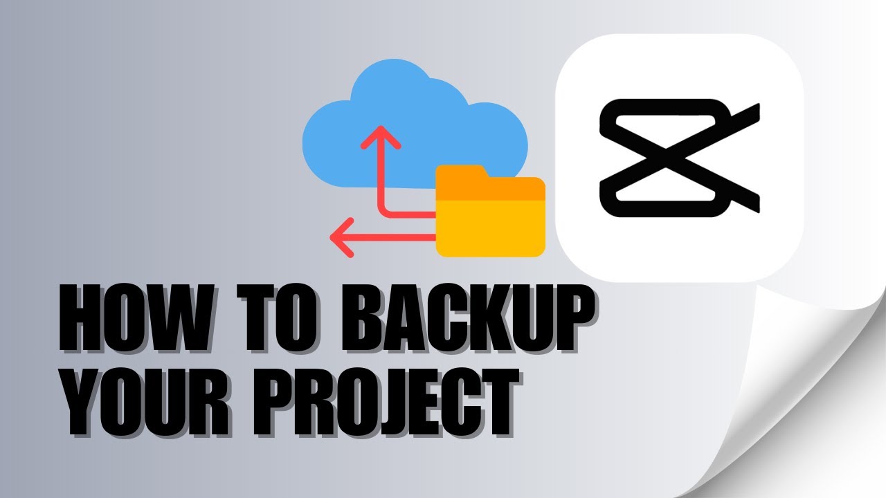 How To Backup Your Project In CapCut - YouTube