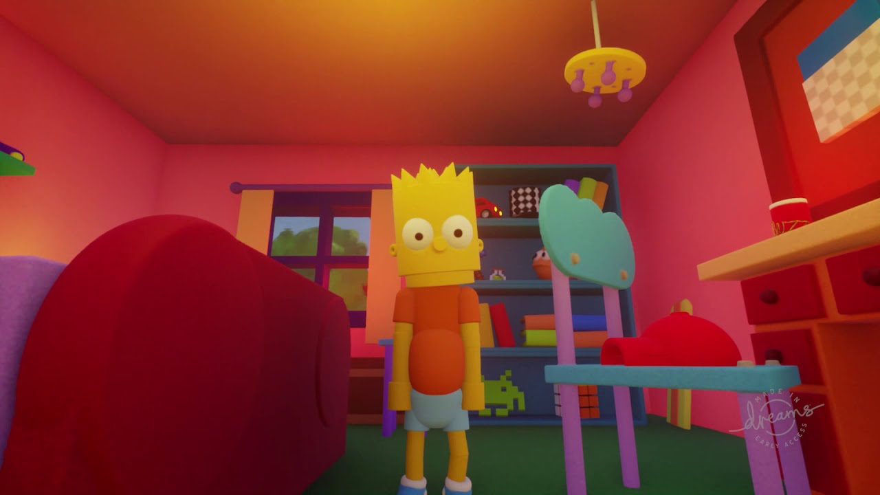 Bart Simpson's Room | Dreams PS4 - YouTube