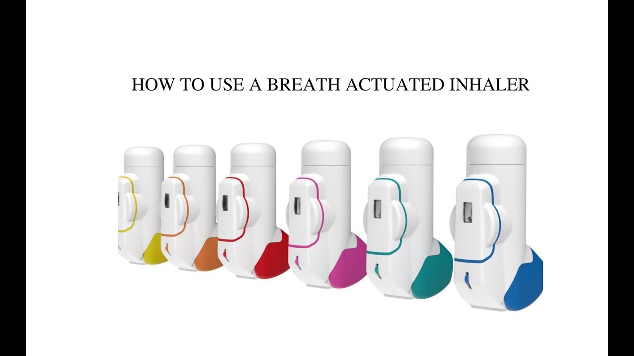 How to use a breath actuated inhaler? - YouTube