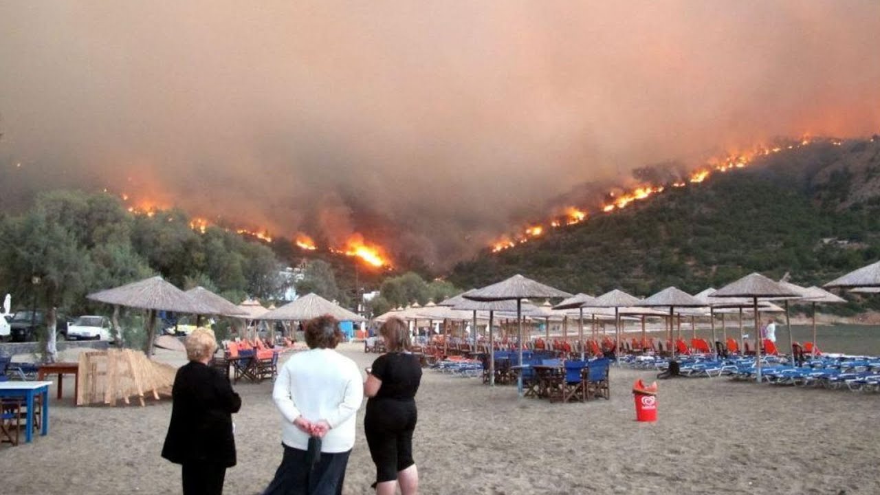Europe's deadliest fire: fire destroys Greece for 11th day! Forest ...