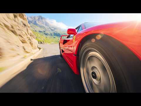 YOU DRIVE the Ferrari F40 Flat Out in the Swiss Alps