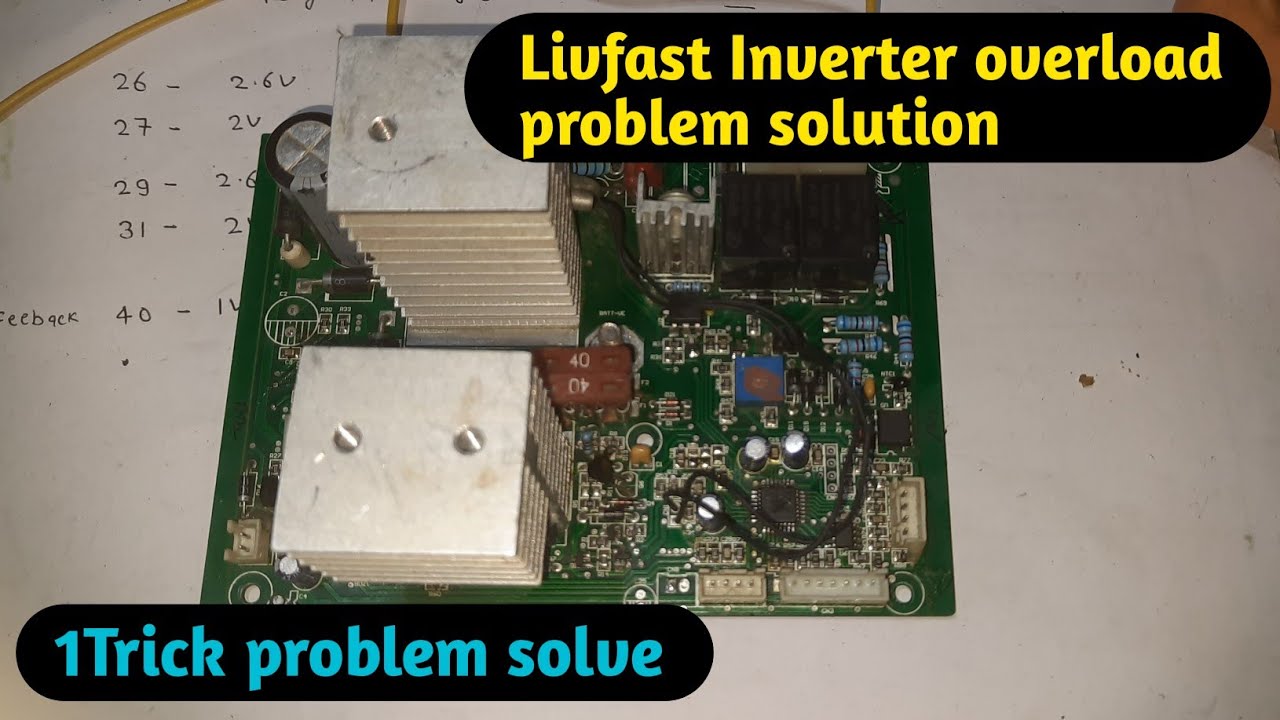 Livfast Inverter overload problem solution || Dushyant electronics ...