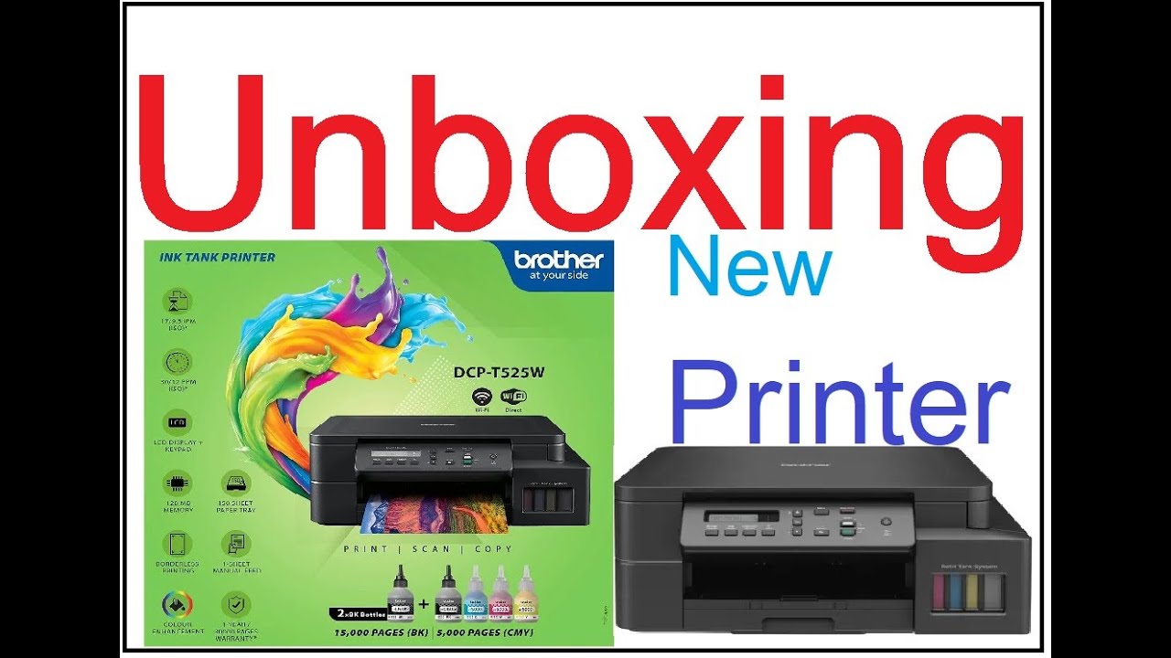 Brother Printer DCP-T525w Unboxing #printer #brother #unboxing # ...