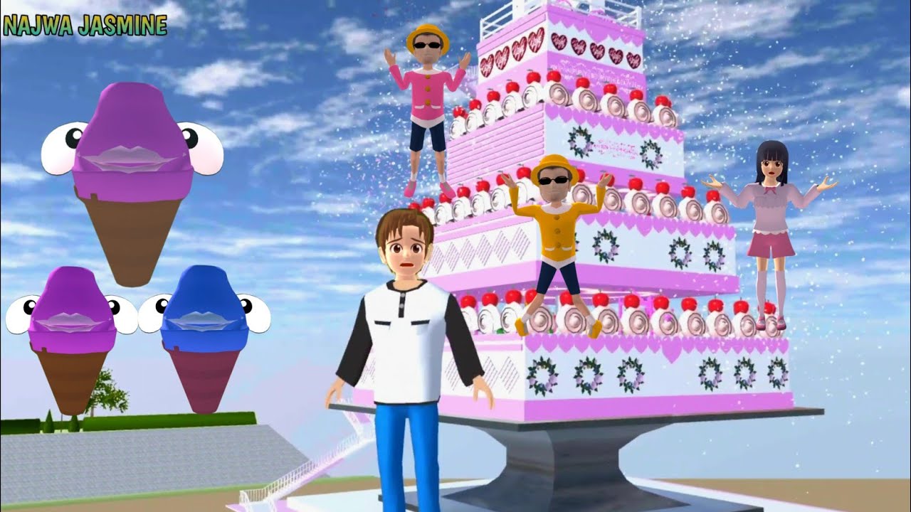 Yuta Mio Lari ke Rumah Kue Raksasa Di Kejar Monster ES Krim Raksasa ...