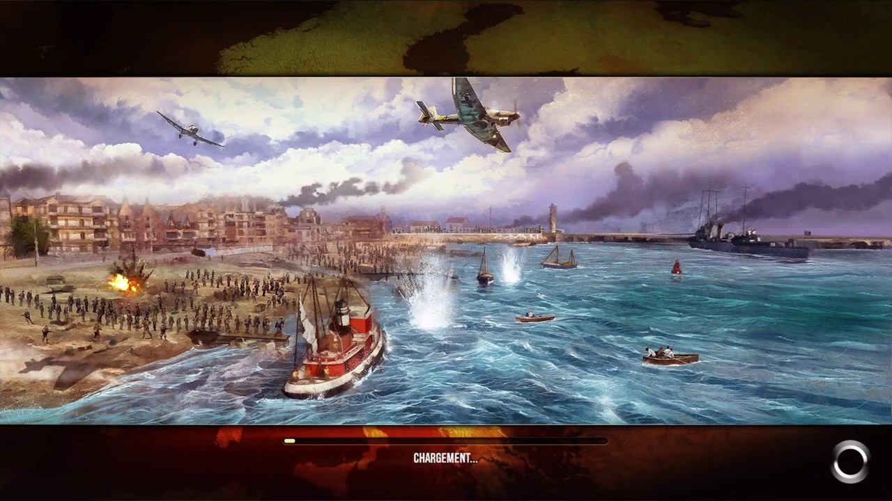 Sudden Strike 4 - Road to Dunkirk - bataille de Lille - part 1 - Let's ...