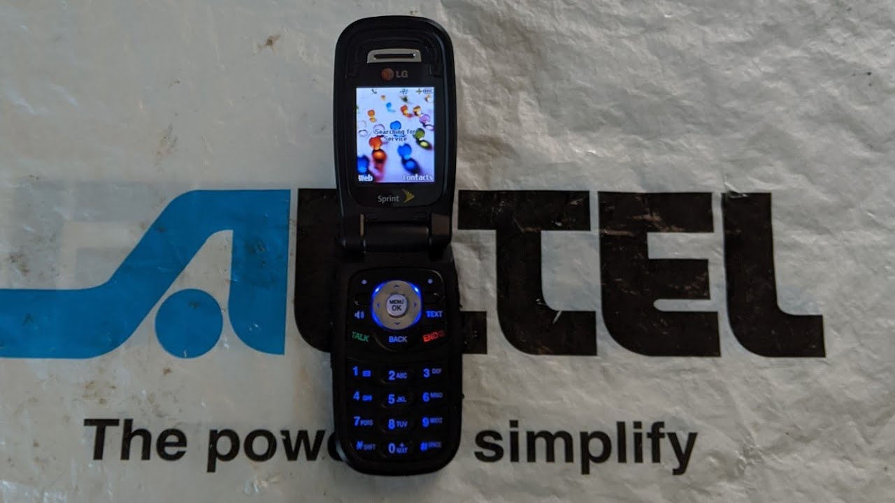 Sprint PCS LG LX150 Ringtones & Wallpapers - YouTube