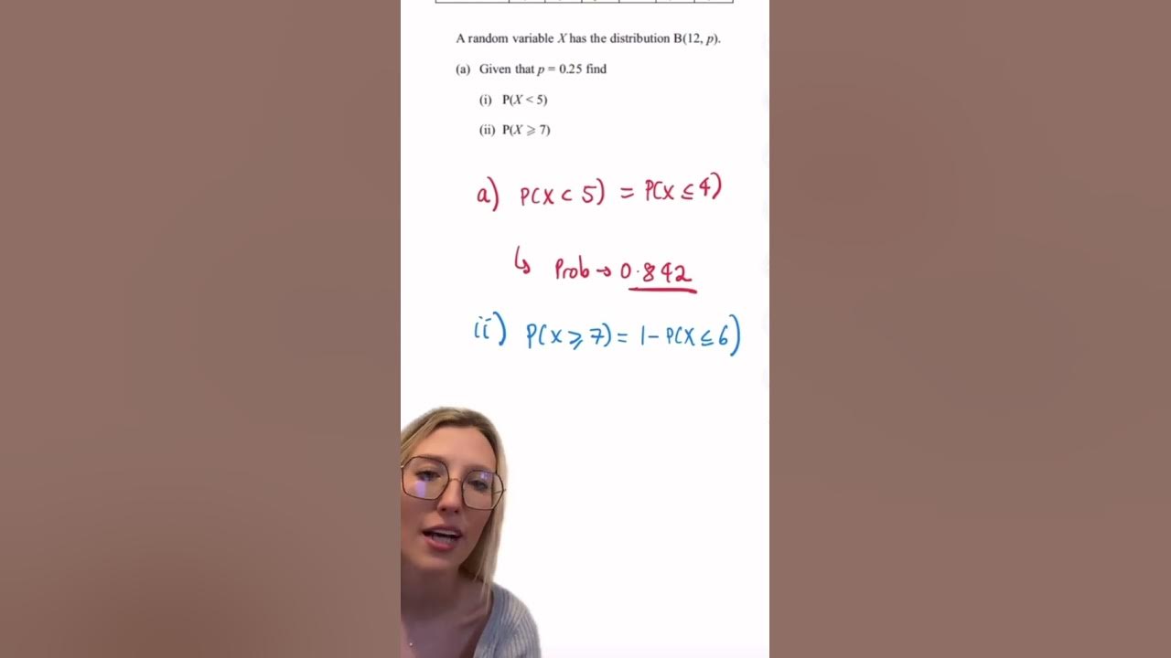 A-Level Maths: Binomial Distribution! #maths #mathsrevision #revision # ...