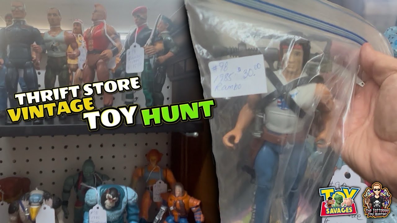 Thrift Store Vintage Toy Hunt & Score! #toys #thriftstorefinds # ...