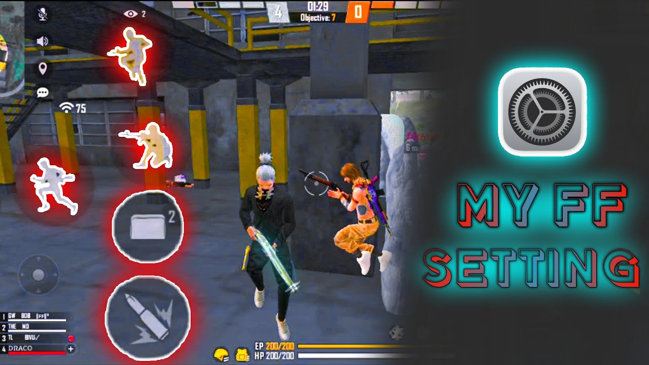 MY FF SETTING ⚙️ - YouTube