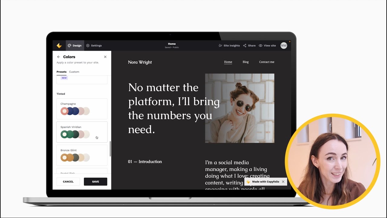What Can You Do with Copyfolio? | Portfolio & Website Builder for Writers and Marketers - YouTube