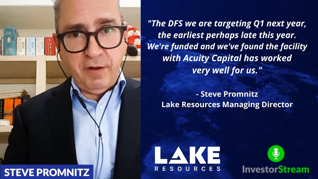 Investor Stream chats with: Lake Resources Managing Director Steve ...