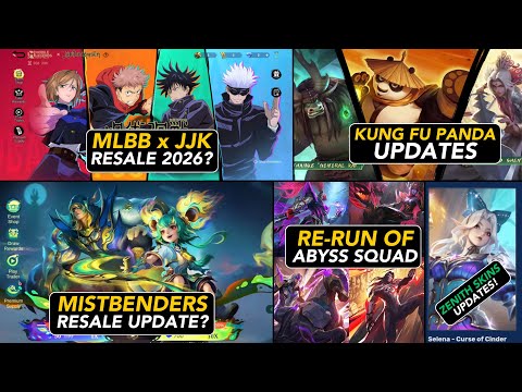 UPDATES: ZENITH|JJK| MISTBENDERS|KUNG FU PANDA|ABYSSAL WINGS| NEW SKINS ALICE IRITHEL| ALL STAR  