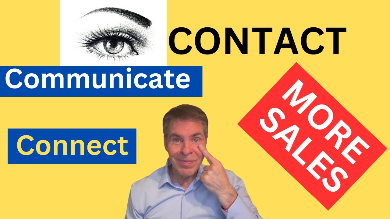 Sales tips: Eye Contact and Eye Movement to Better Connect with People ...