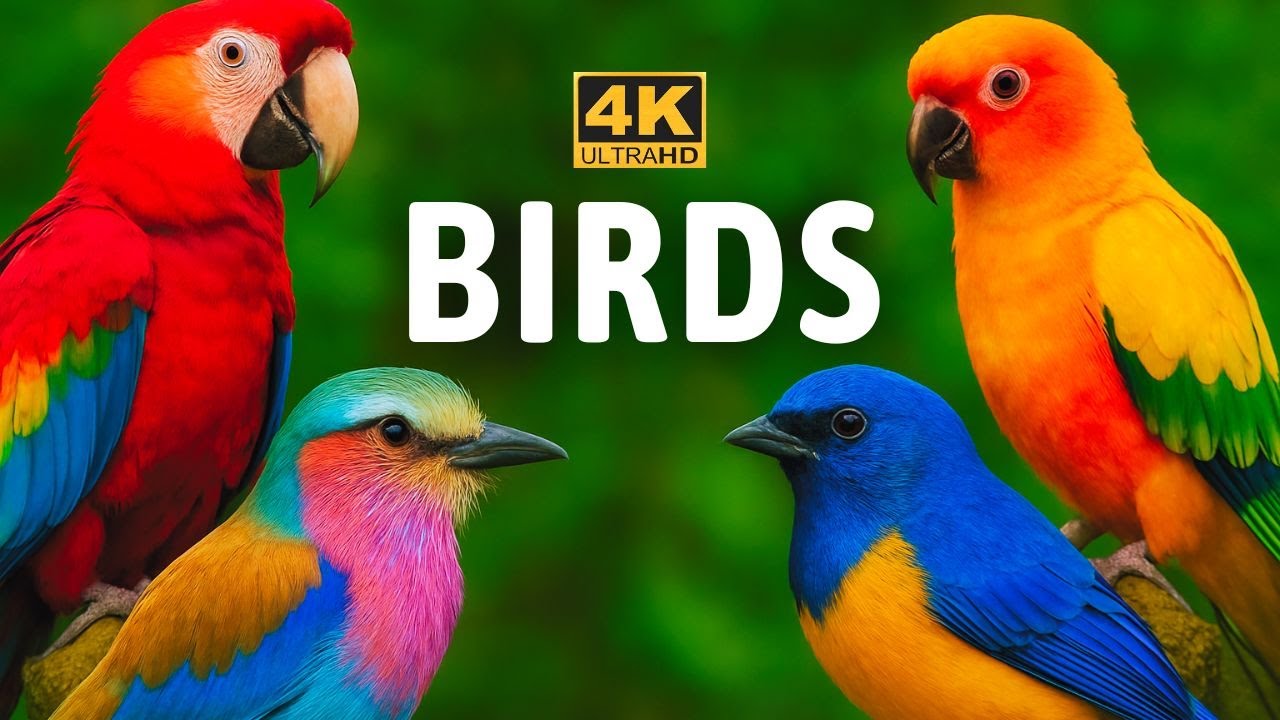 Discover Nature’s Brightest Birds in Stunning 4K Video - YouTube