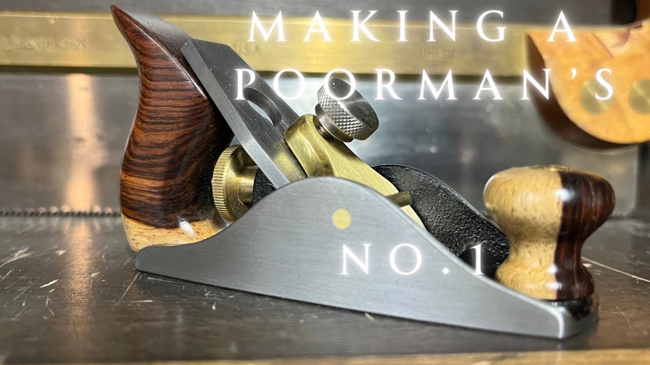Making a Stanley 101 plane with a Tote & Knob - YouTube