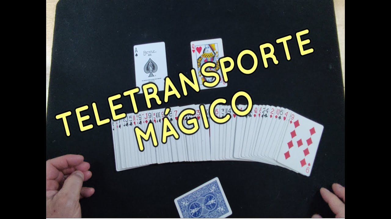 TELETRANSPORTE MÁGICO. Truco de magia con cartas. Aprende magia desde ...