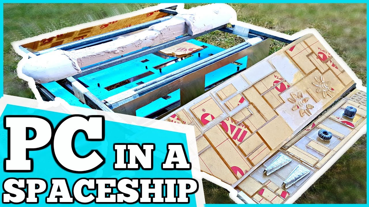 DIY Custom SPACE SHIP Water Cooled Gaming PC Build - Progress 2 - YouTube