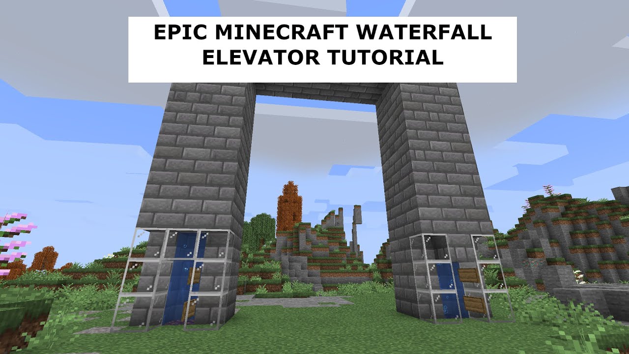 MINECRAFT WATER ELEVATOR TUTORIAL 2021 / 2022 - YouTube