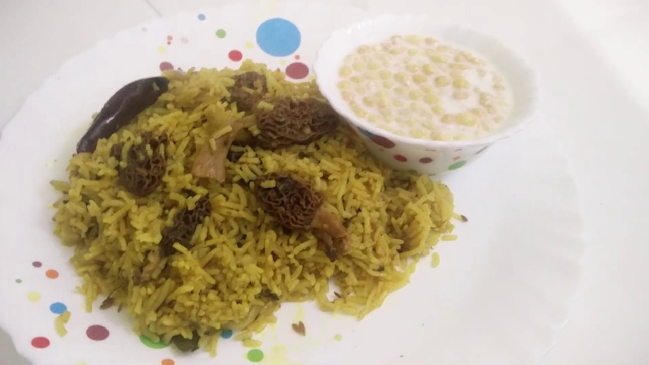 Gucchi Pulao Recipe | Morel mushrooms | world costliest veggie - YouTube