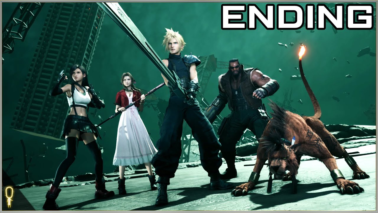 ENDING AND I AM SAD - Final Fantasy 7 Remake Let's Play Part 64 - YouTube