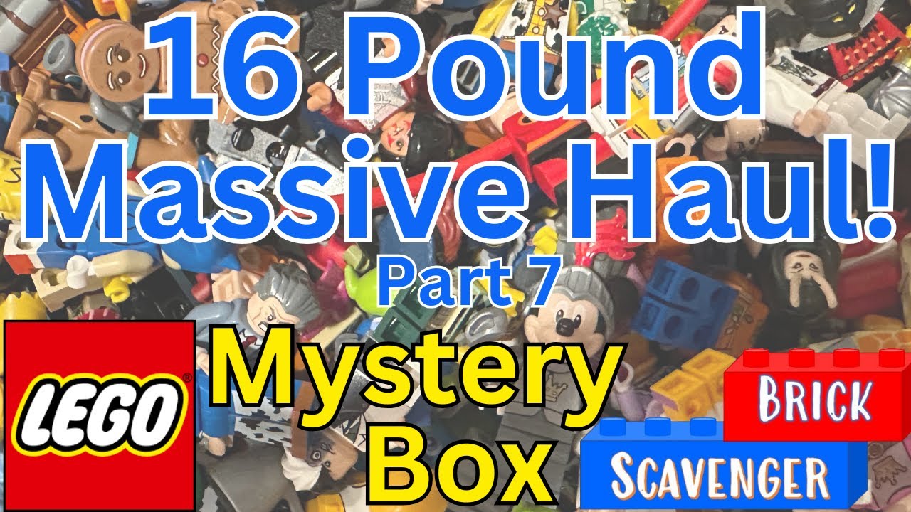 Lego Mystery Minifigure Box 16 Pound Massive Haul Part 7 - YouTube