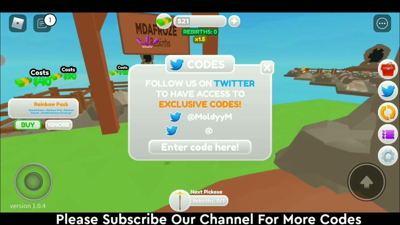 All Digging Simulator Codes (March 2022) l How To Redeem Codes For ...
