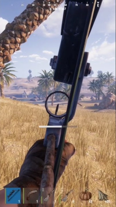 Compound bowing. #rust #rustpvp #rustconsole #rustshorts - YouTube