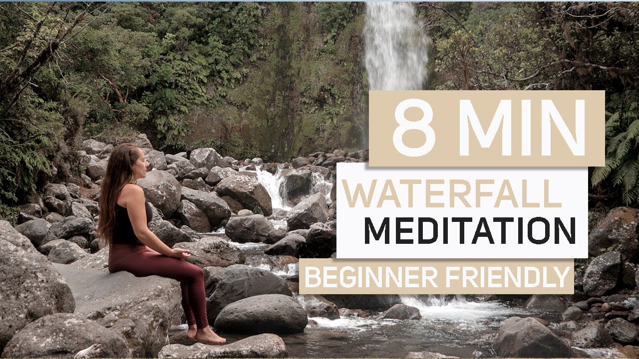 Waterfall Meditation for Relaxation | Beginner Friendly - YouTube