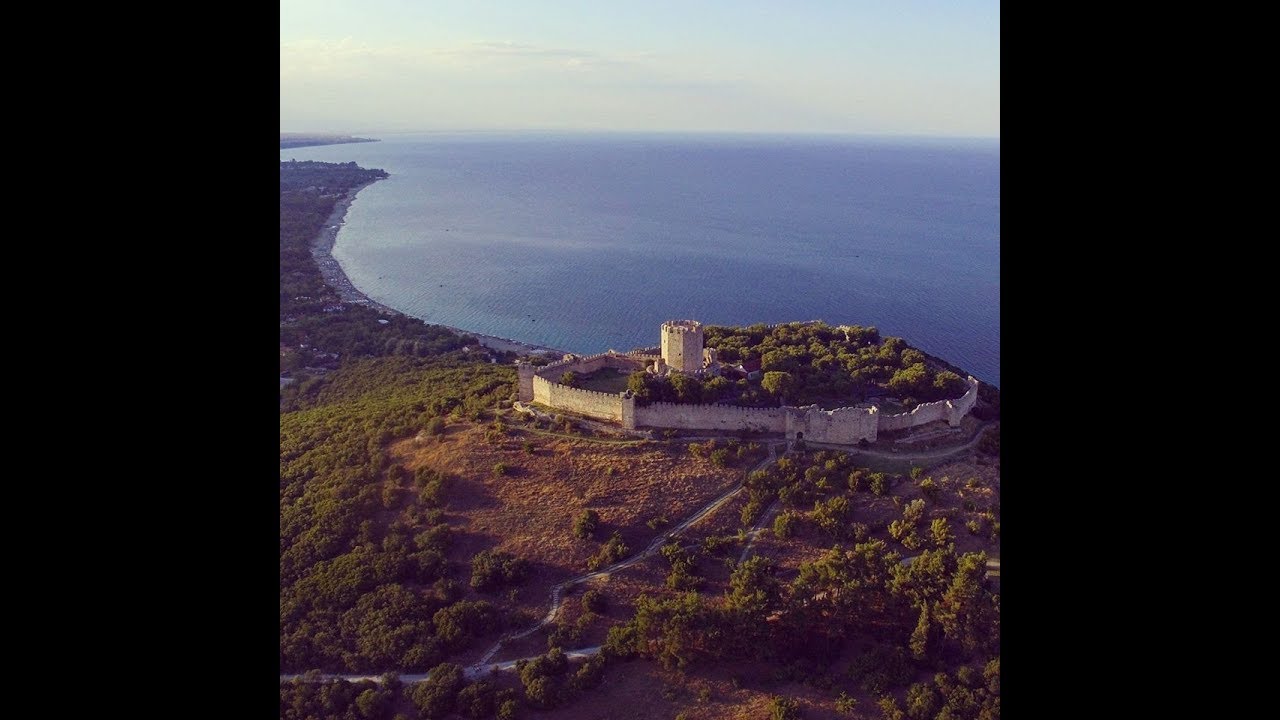 Το κάστρο του Πλαταμώνα απο ψηλά/Platamonas Castle by drone dji - YouTube