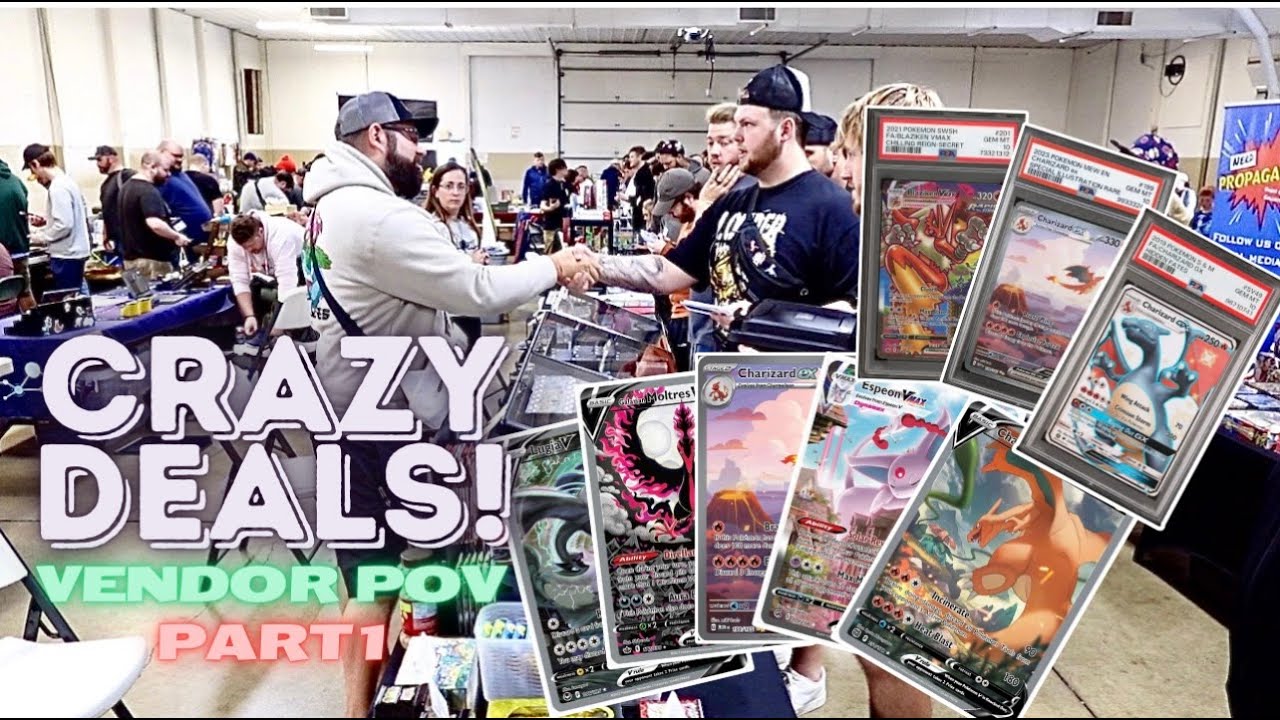 Columbus Trading Card Show VENDOR POV (Part 1) - YouTube