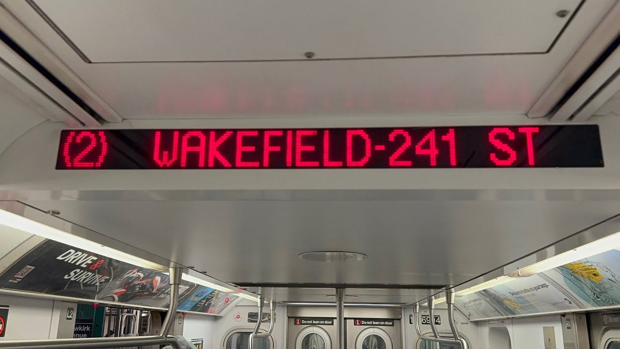 IRT 7 Av Express: R142 (2) Train [Flatbush Av-Brooklyn College to ...