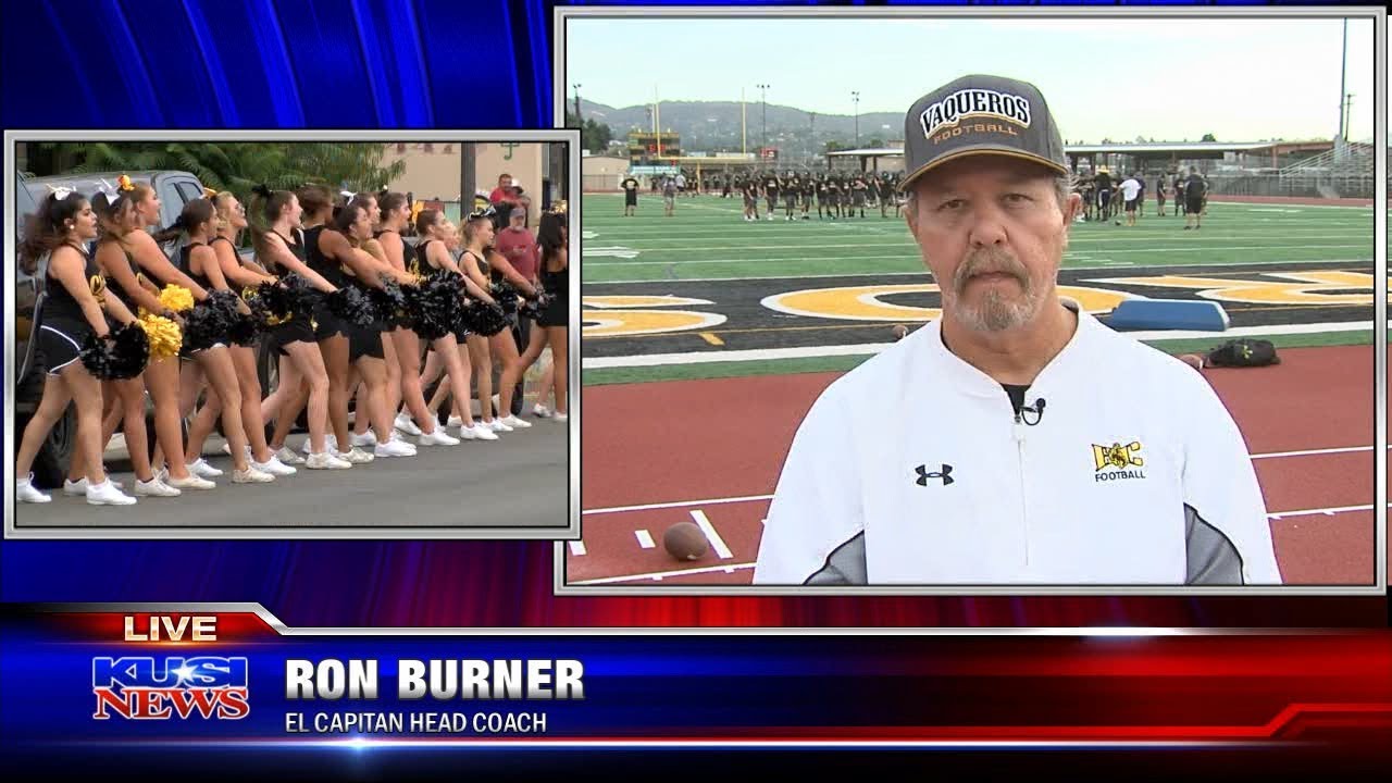El Capitan football coach Ron Burner previews the 2017 season - YouTube