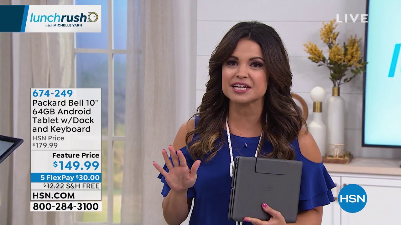 Packard Bell 10" 64GB Android Tablet with Charging Dock ... - YouTube