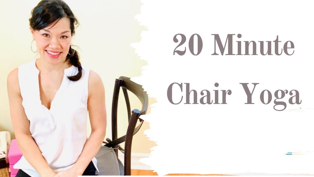 Gentle Chair Yoga - Easy for beginners and seniors - 20min - YouTube