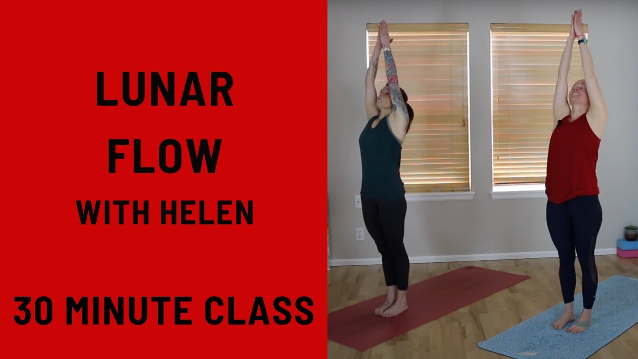 30 Minute Yoga Class - Lunar Flow - YouTube