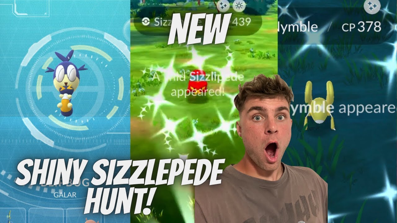 NEW Shiny Sizzlepede HUNT and Zamazenta Raids in Pokemon Go LIVE! - YouTube