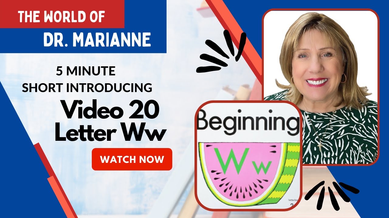 Short - How to Teach a Child to Read – Video 20 Letter W - Dyslexia ...