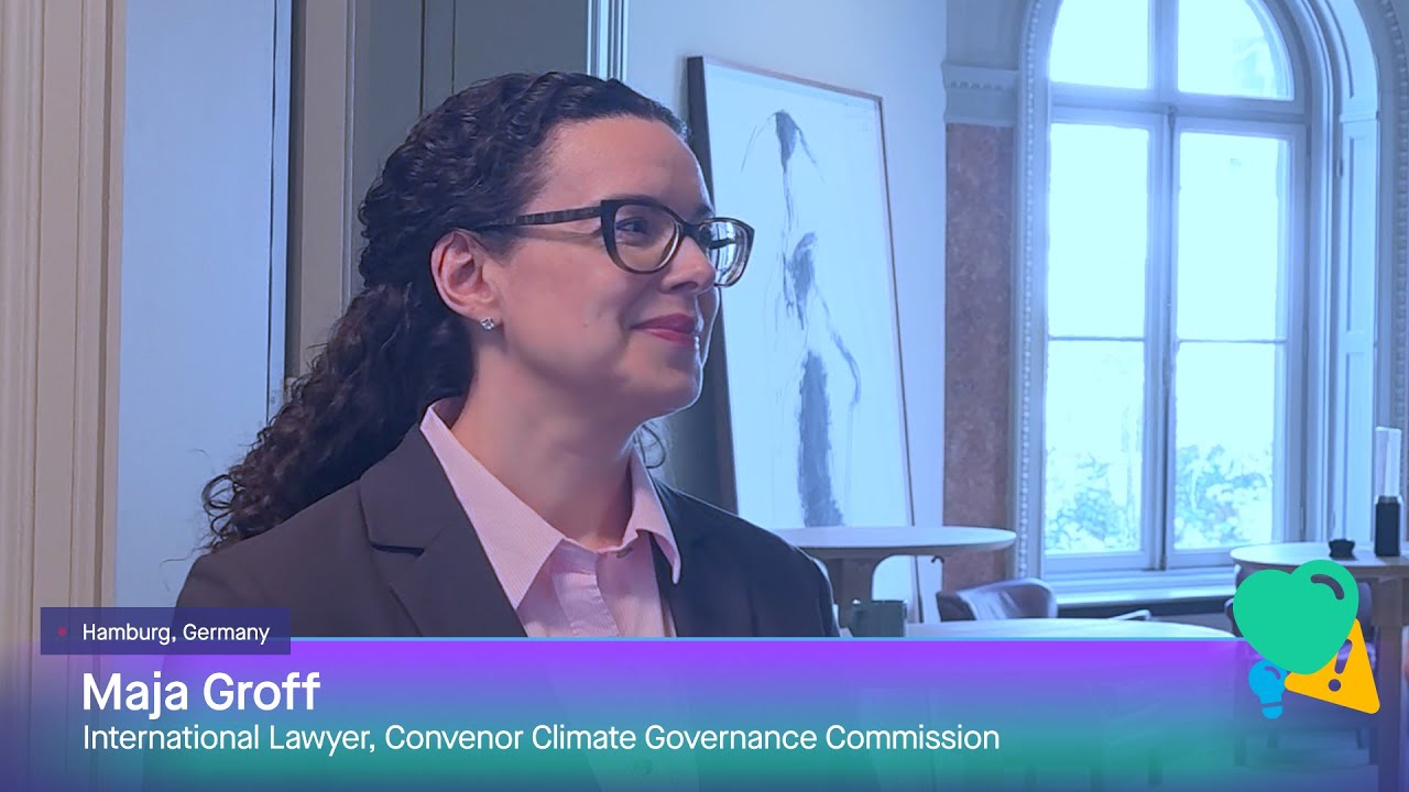 Maja Groff International Lawyer, Convenor Climate Governance Commission - Climate Dialogue - YouTube